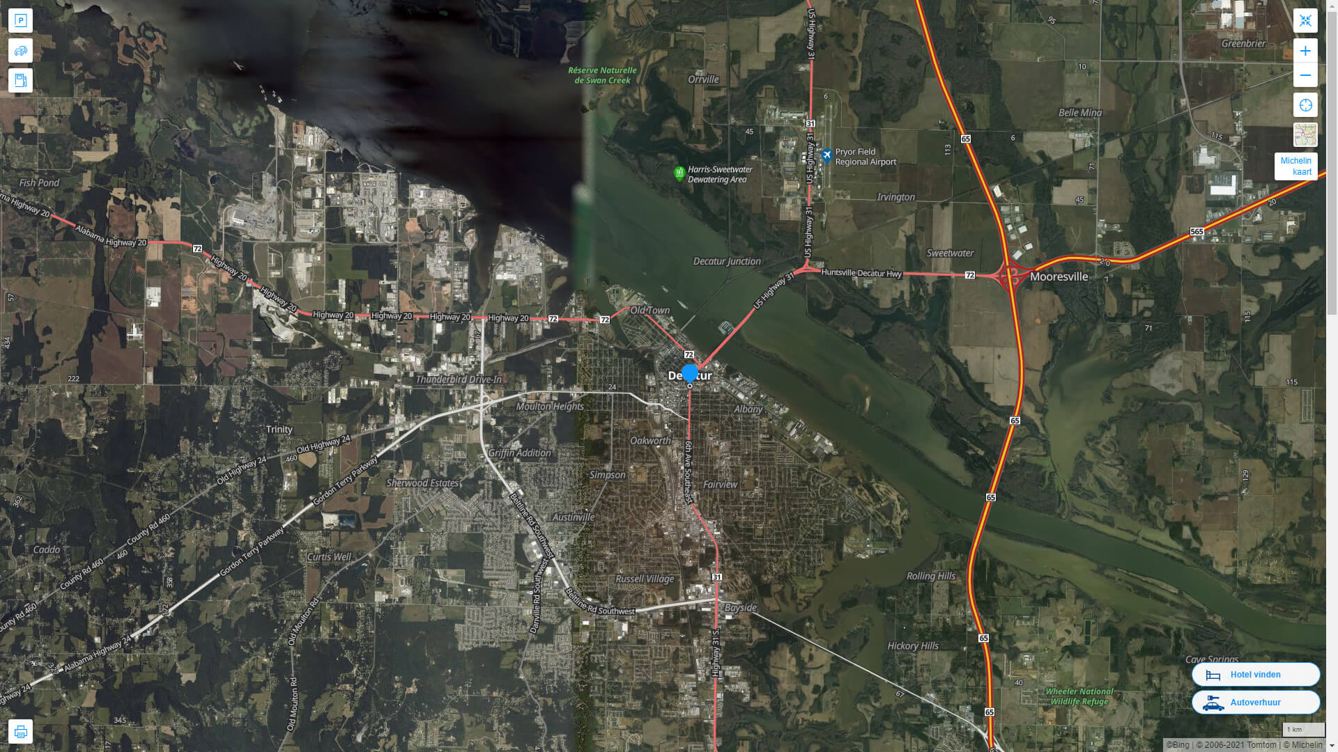 Decatur Alabama Map - United States