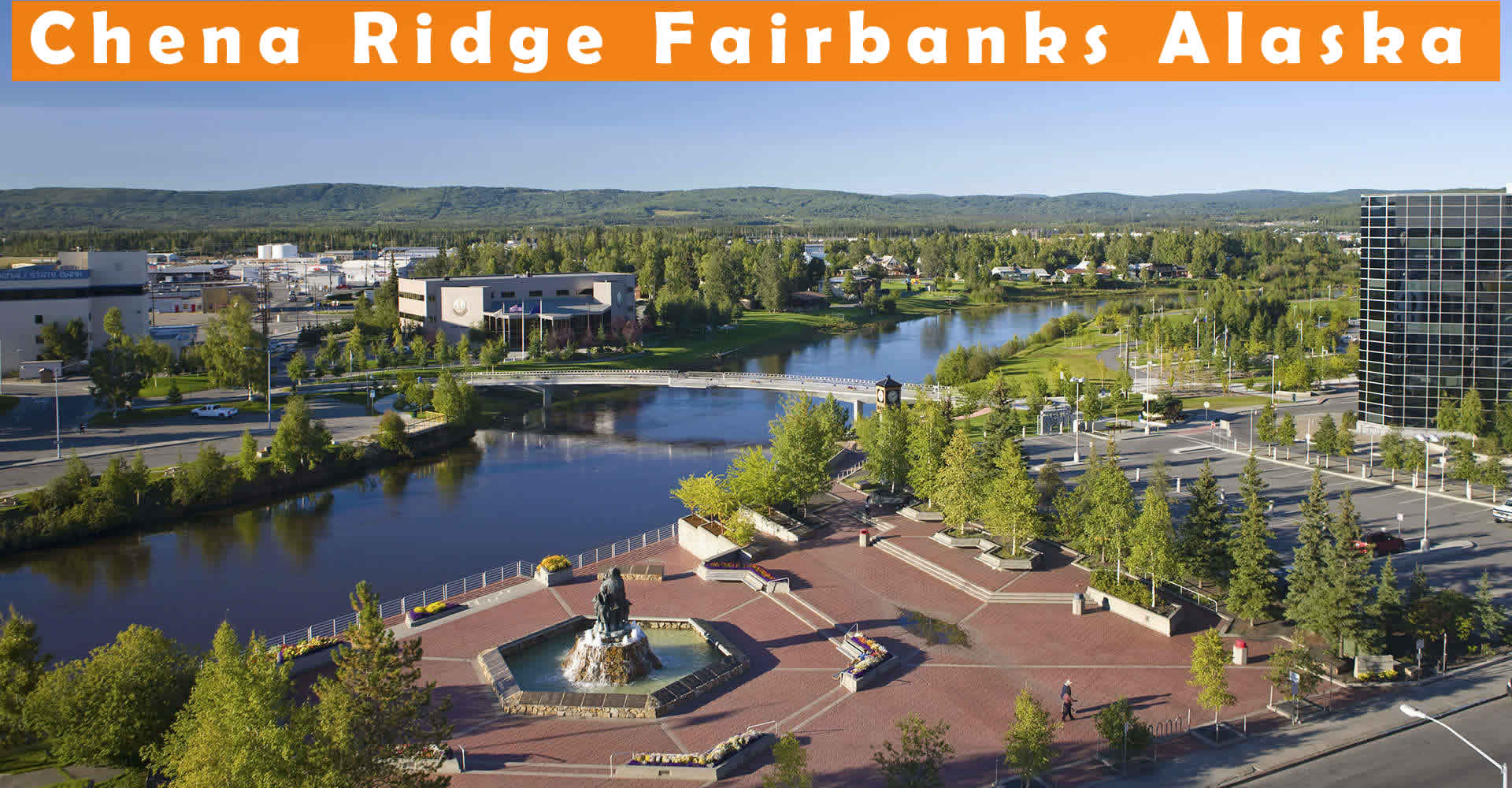 Chena Ridge Alaska Map - United States