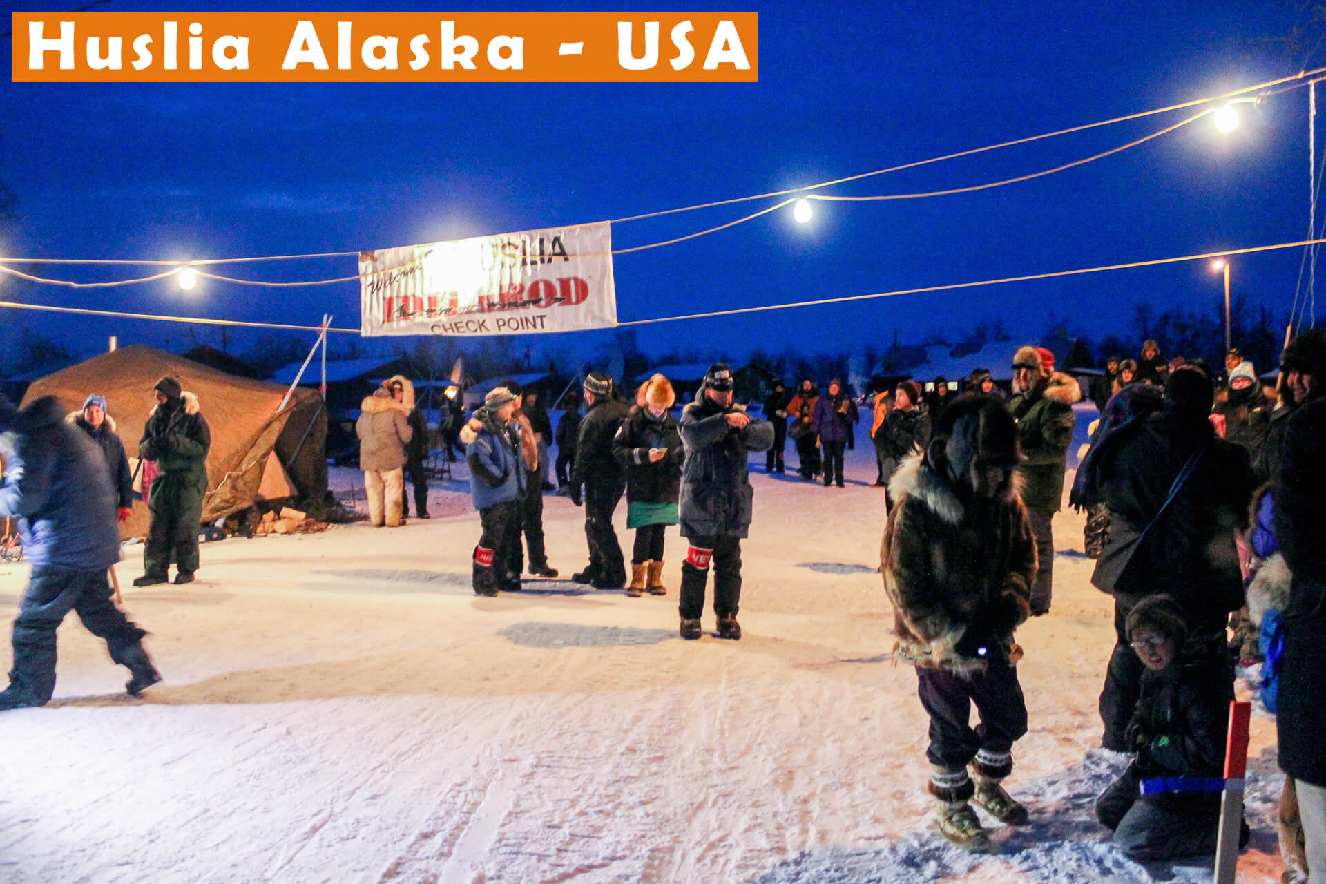 Huslia, Alaska Map