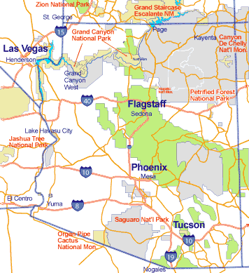 Mesa Arizona Map