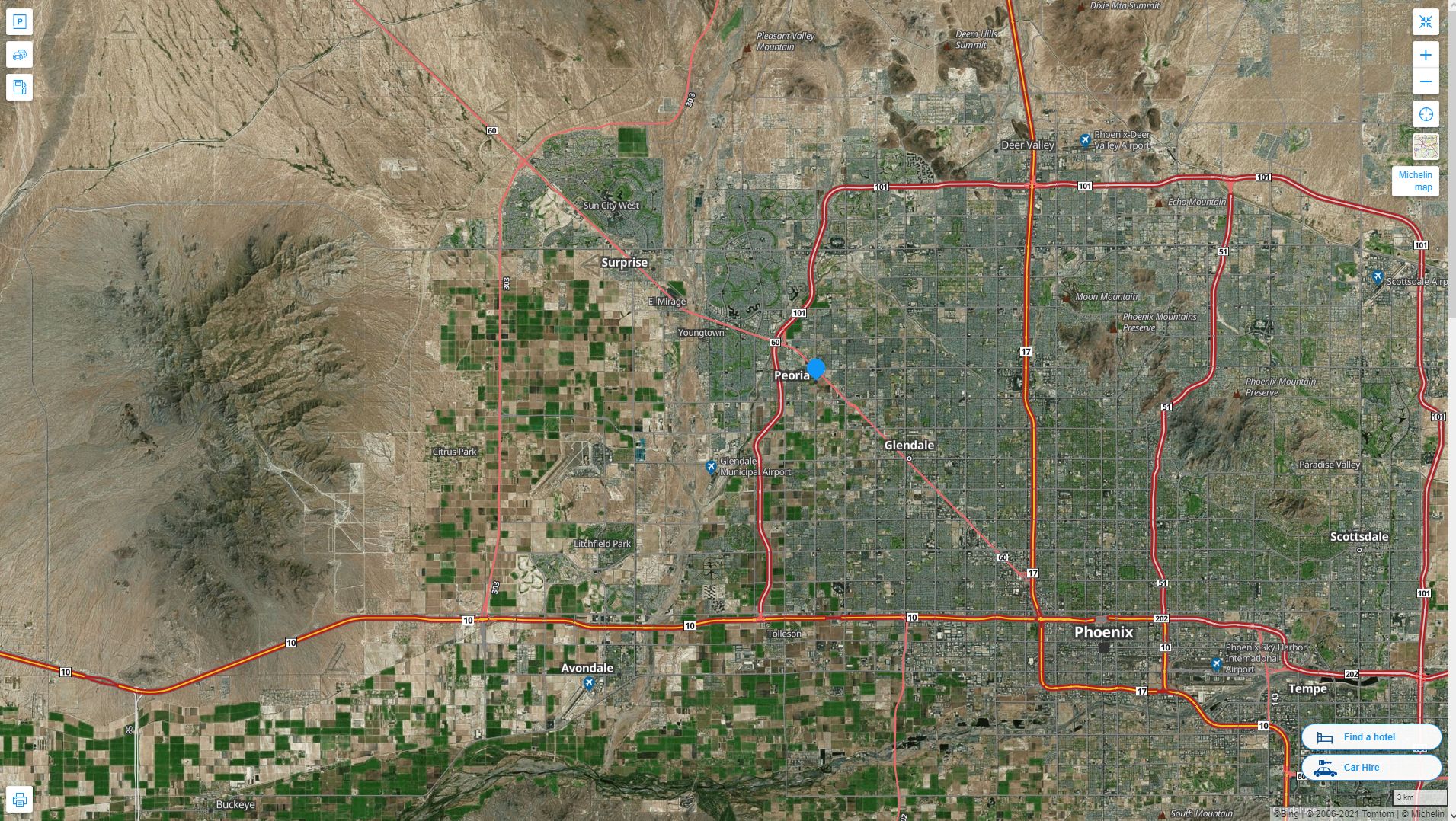 Peoria Arizona Map - United States
