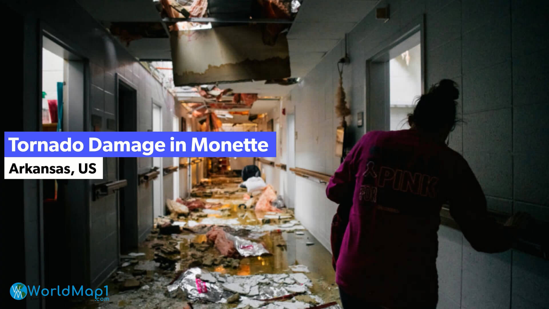 Monette Arkansas Tornado with Drone View and Tornado Footage