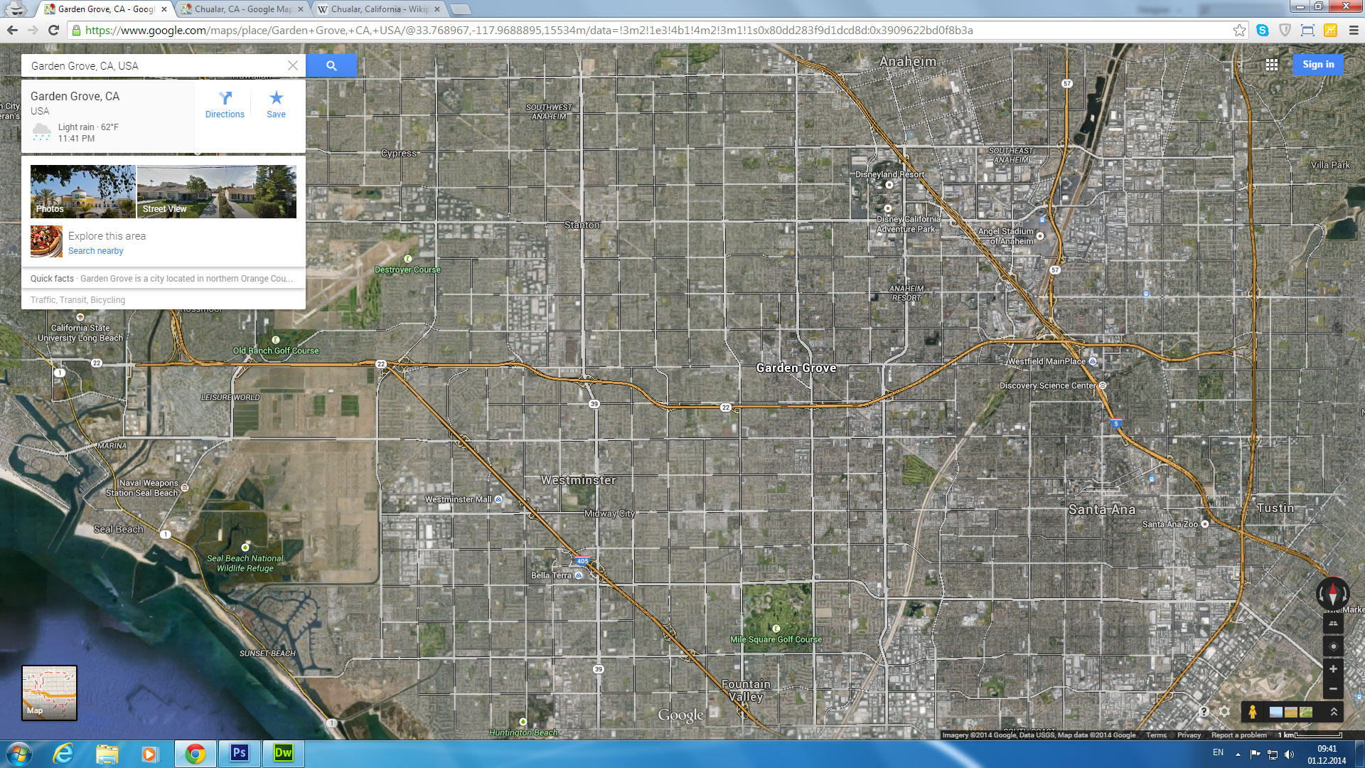 Garden Grove California Map Garden Grove California Map