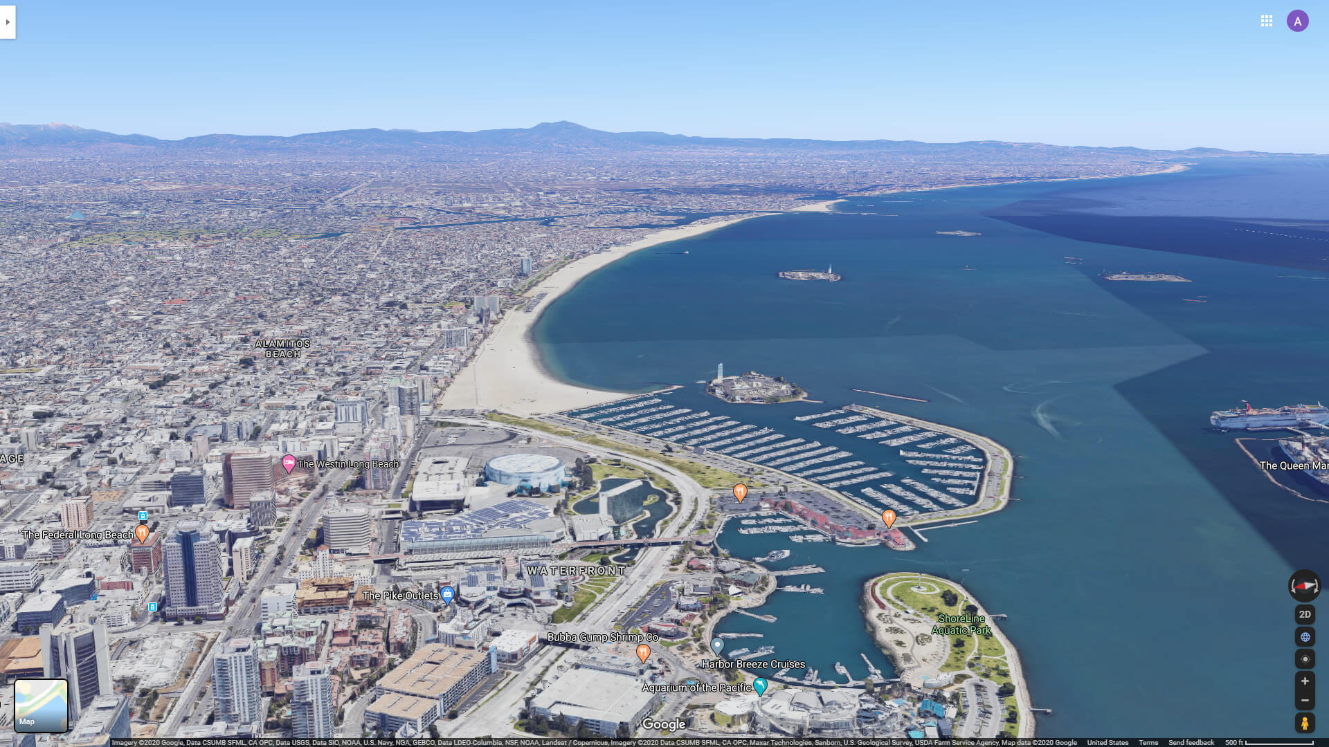 Long Beach California Map - United States