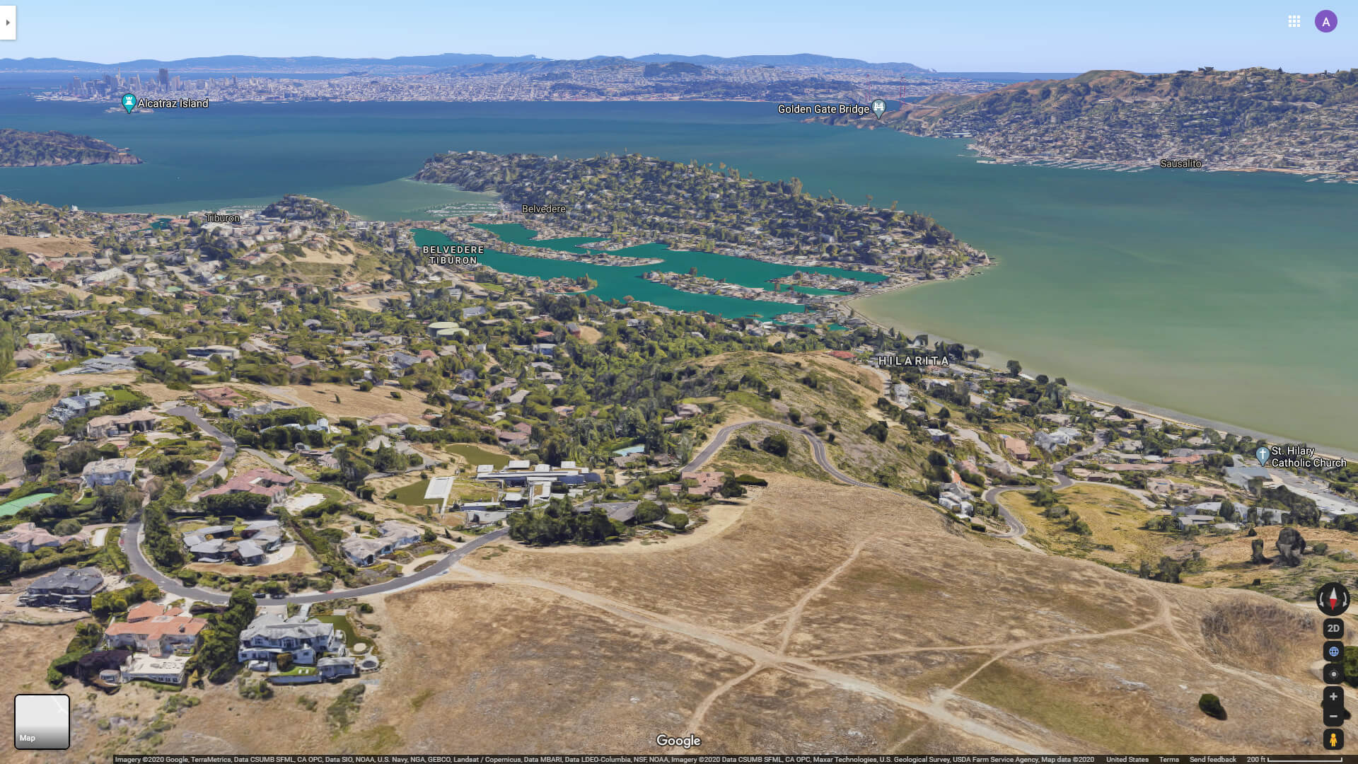 San Francisco, California Map