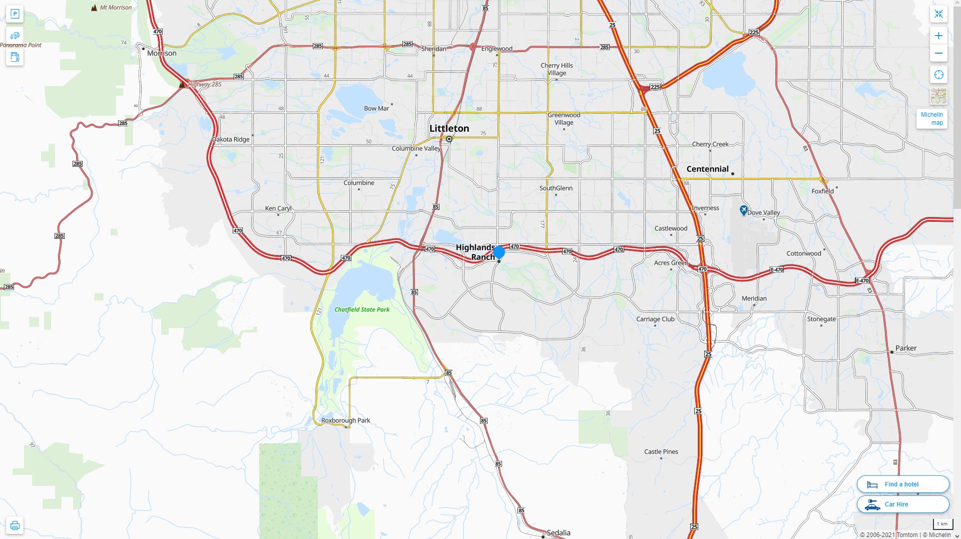 Highlands Ranch Colorado Map - United States