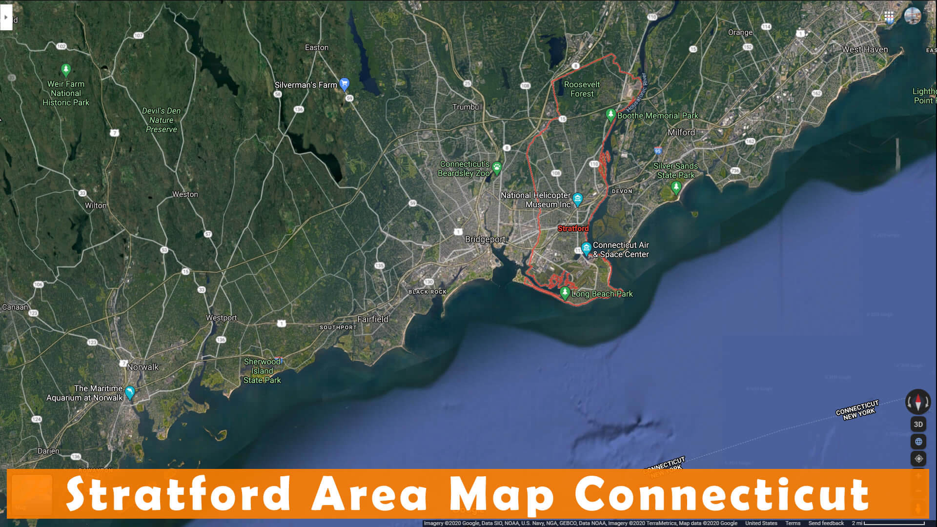 Stratford, Connecticut Map
