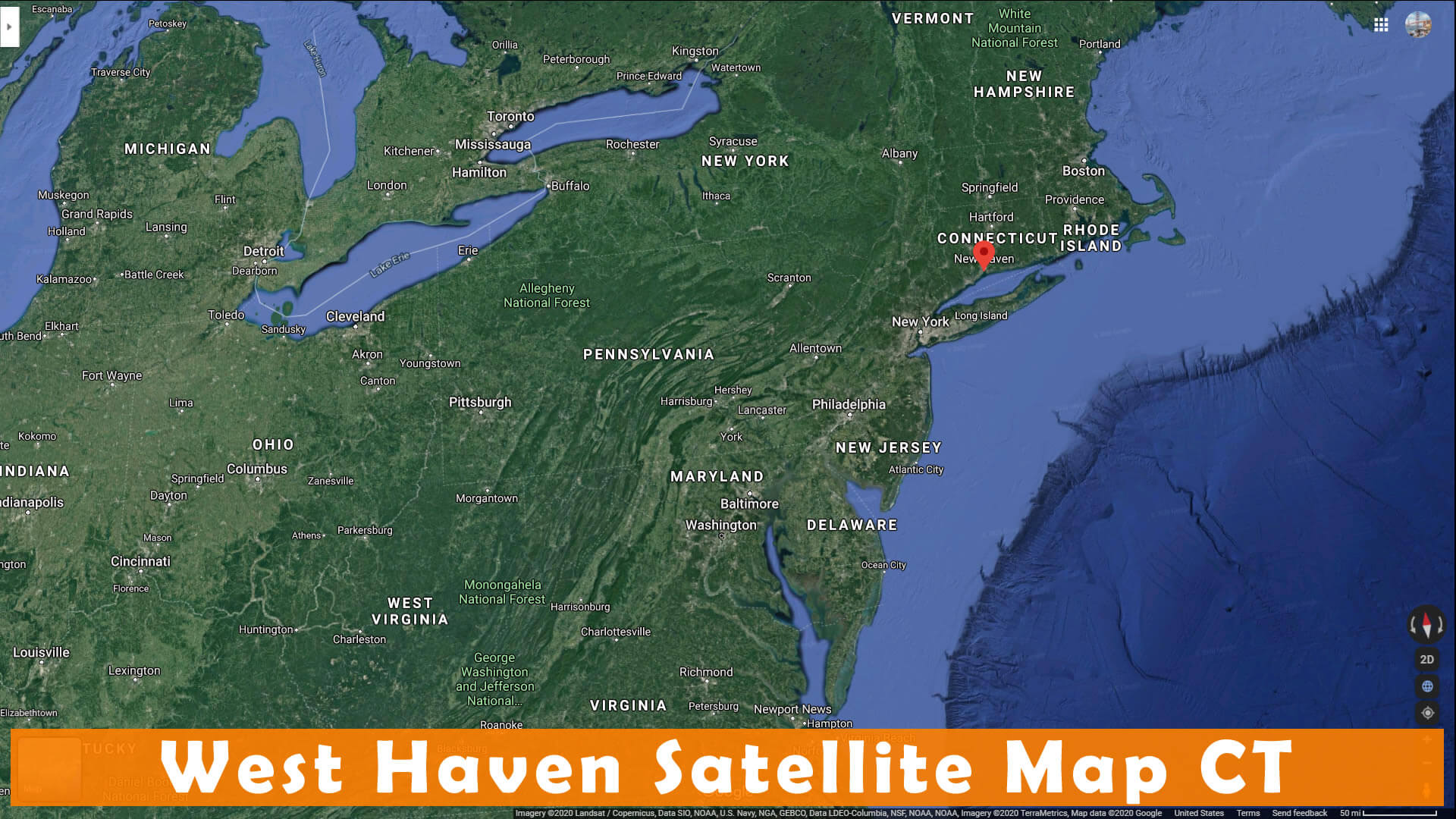 West Haven Connecticut Map