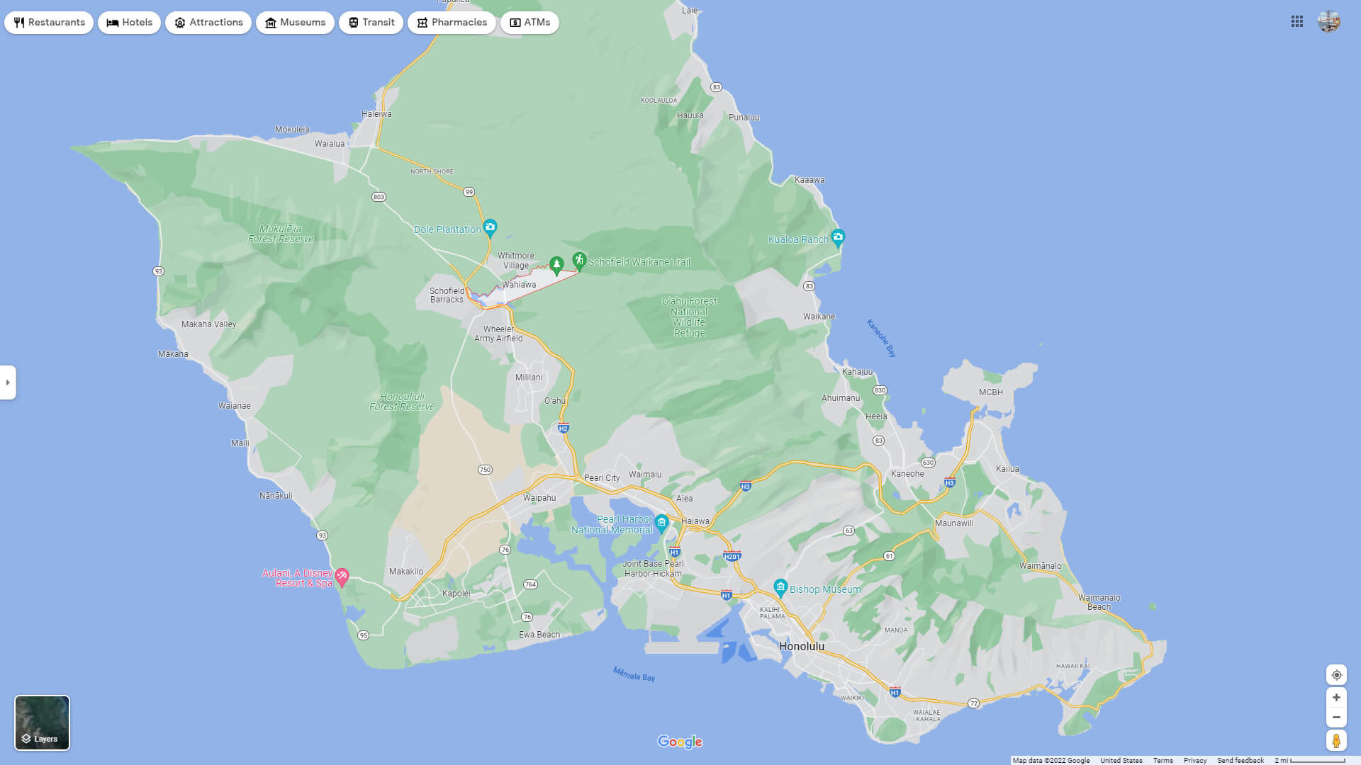 Wahiawa Hawaii Map - United States