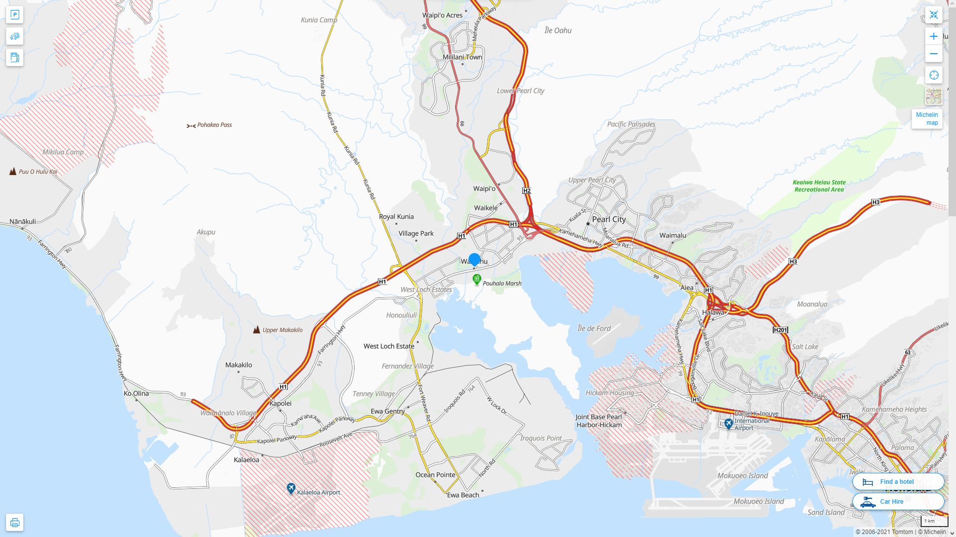 Waipahu Hawaii Map - United States