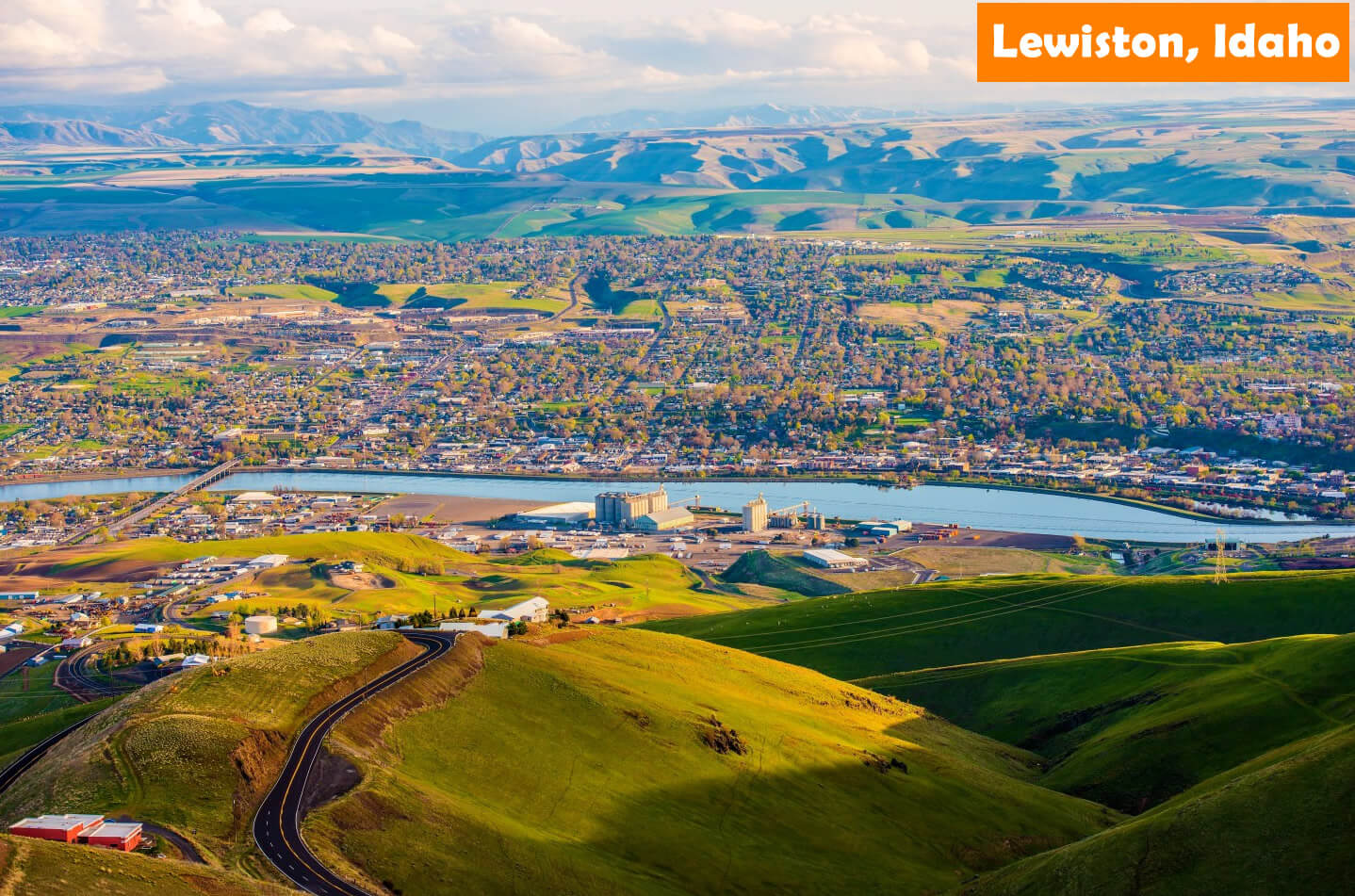 Lewiston, Idaho Map