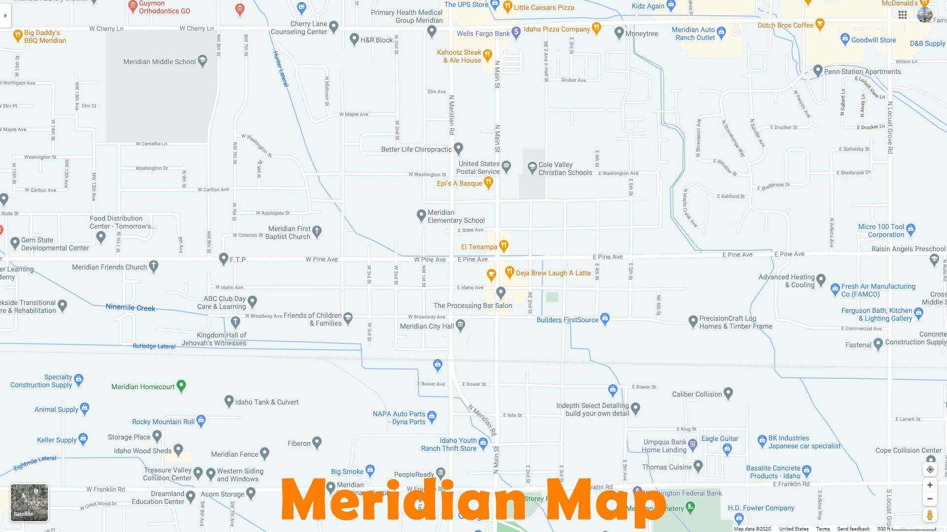 Meridian Id Zip Code Map at Esteban Roder blog