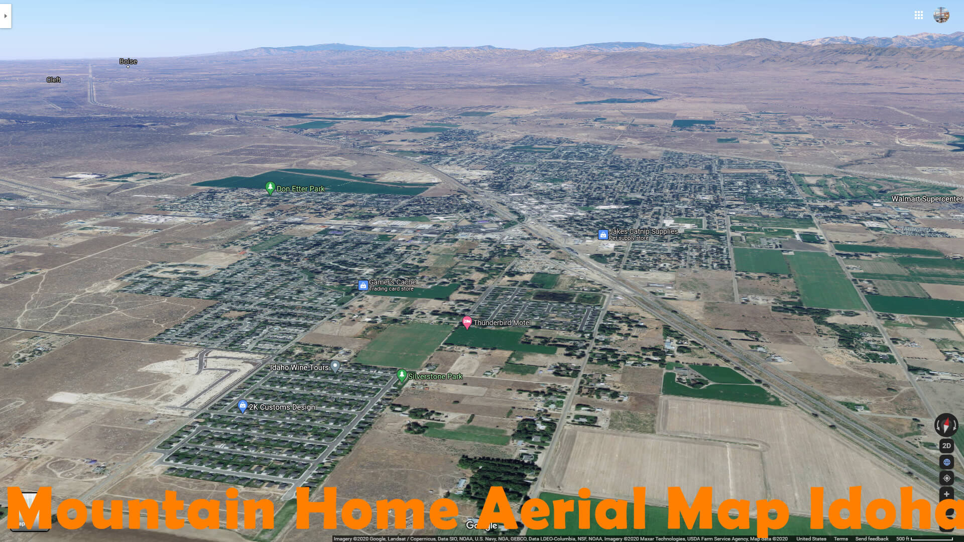 Mountain Home, Idaho Map