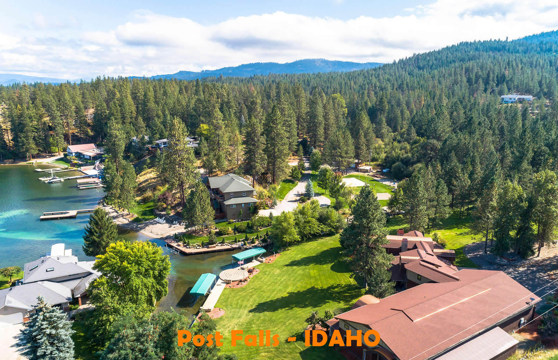 Post Falls, Idaho Map