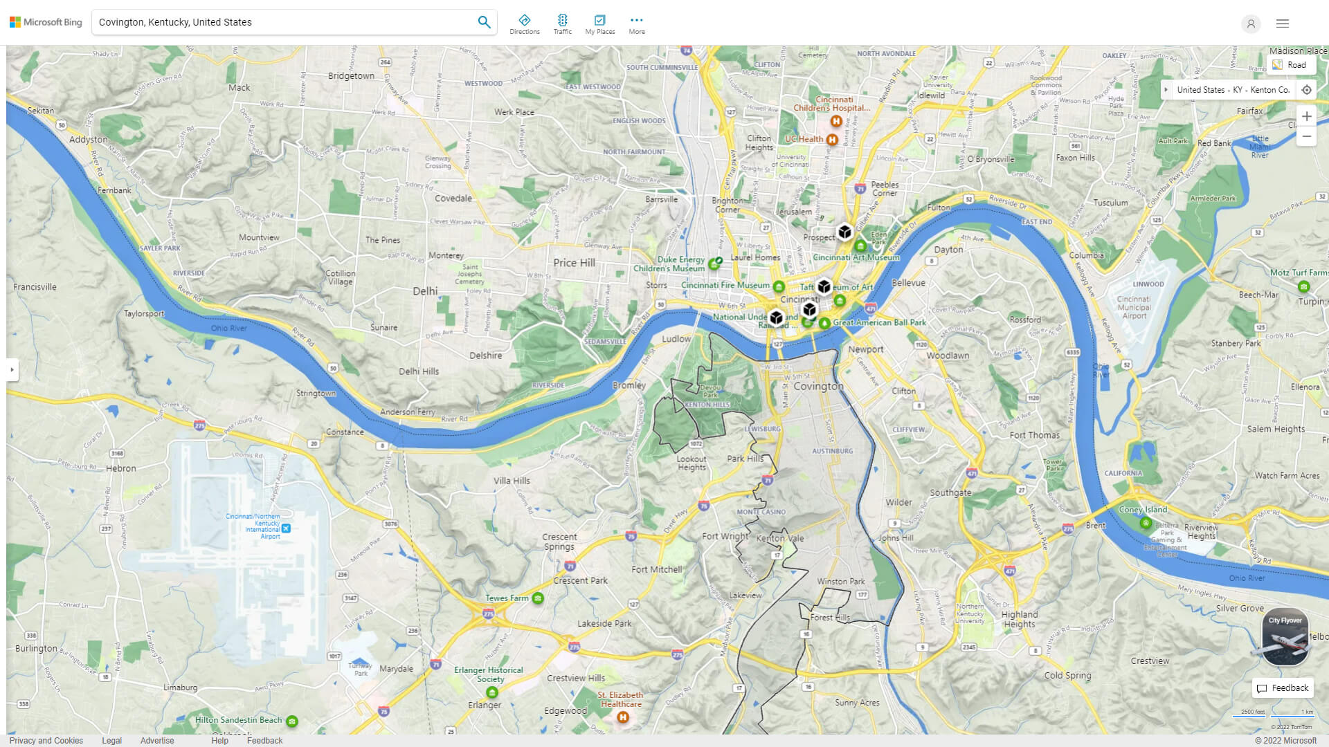 Covington Kentucky Map - United States