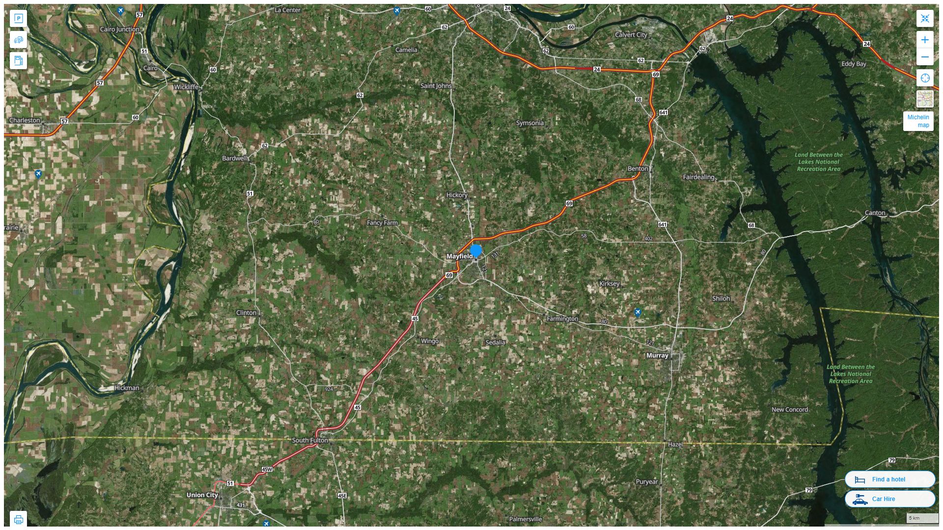 Mayfield Ky Mapquest at Alex Mckean blog