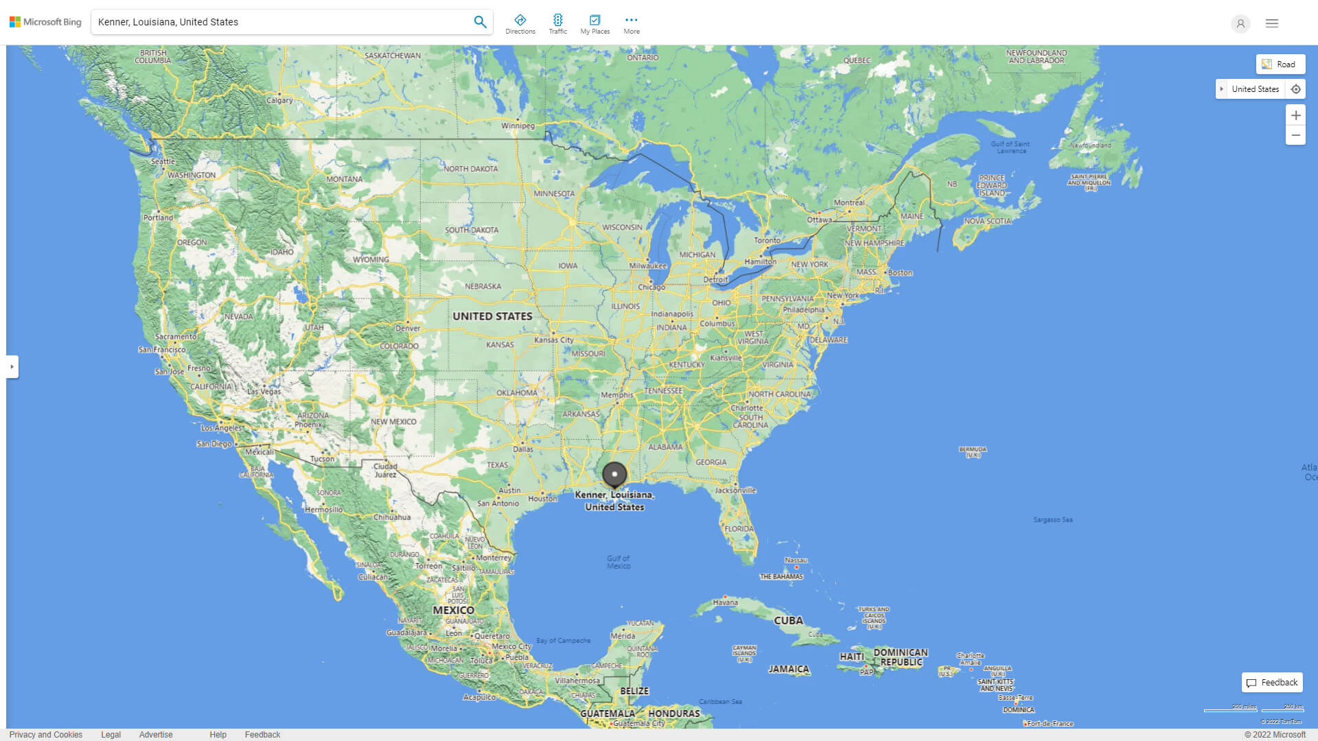 Kenner Louisiana Map - United States