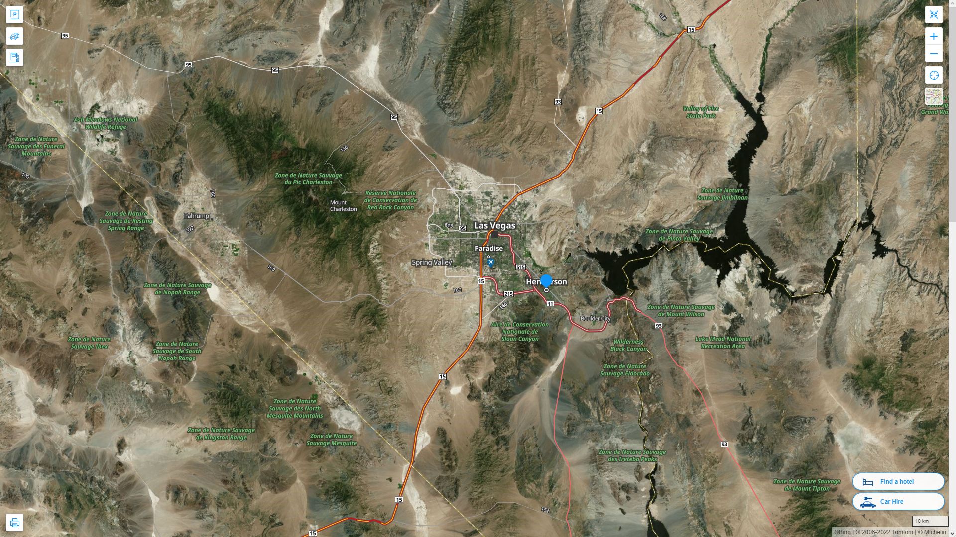 Henderson Nevada Map - United States