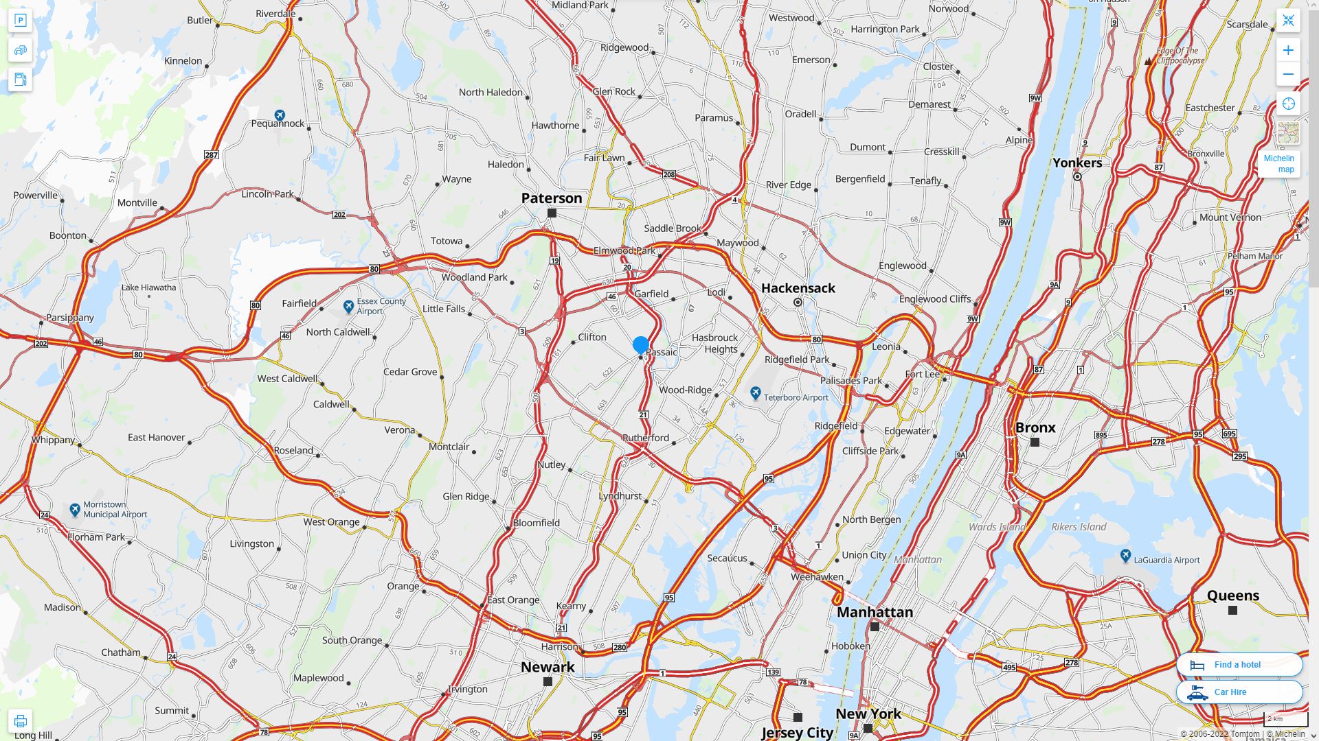 Passaic New Jersey Map - United States