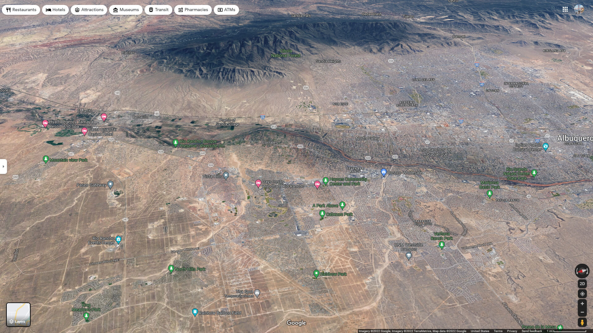 Rio Rancho, New Mexico Map