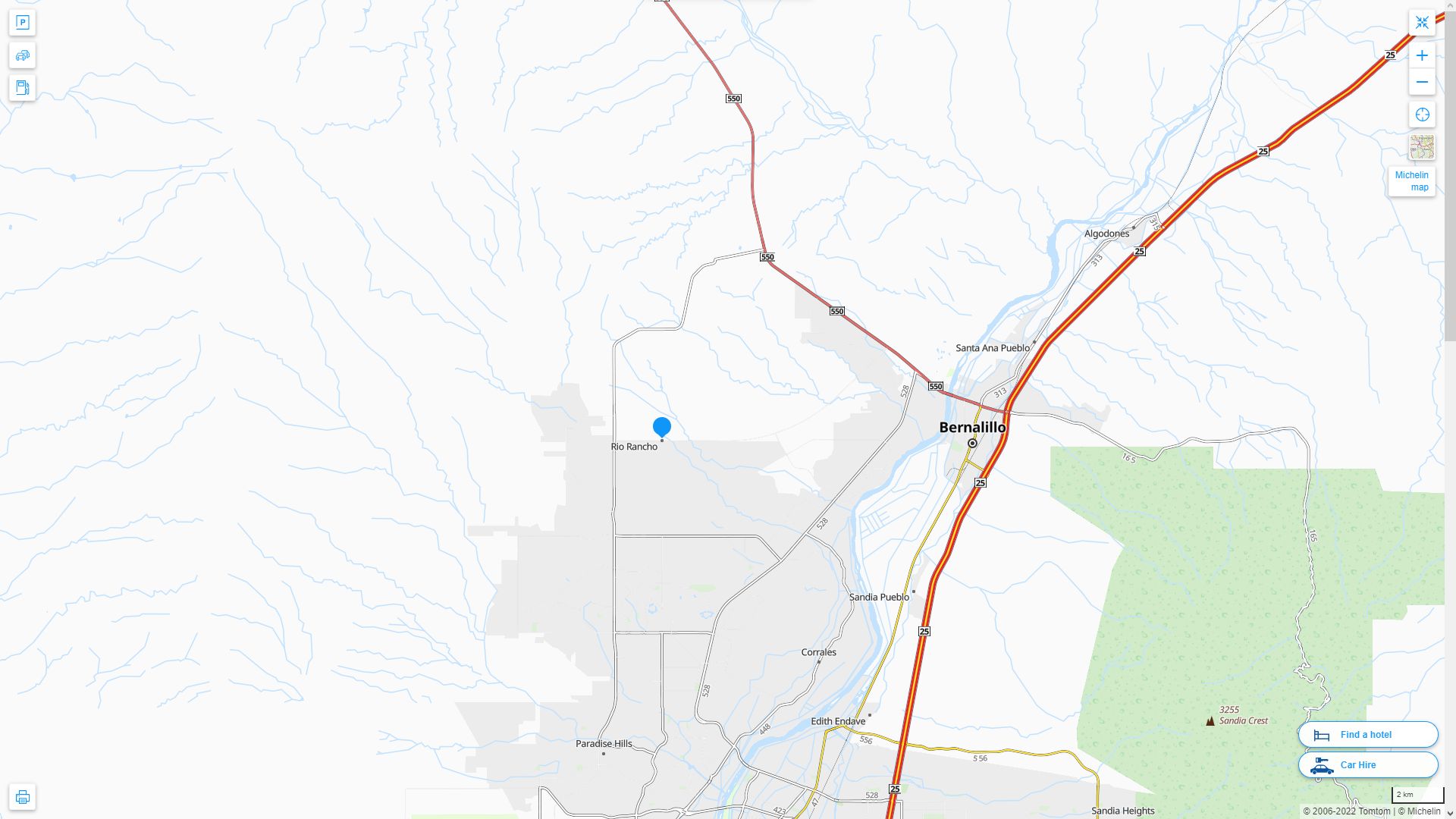Rio Rancho New Mexico Map - United States