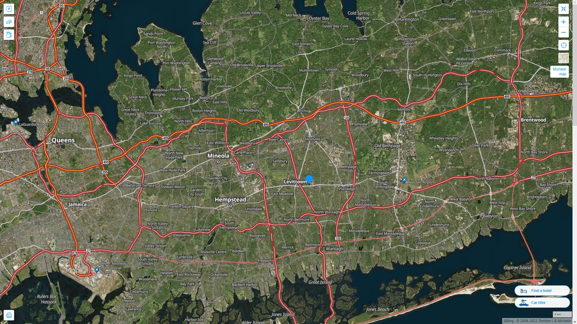 Levittown New York Map - United States