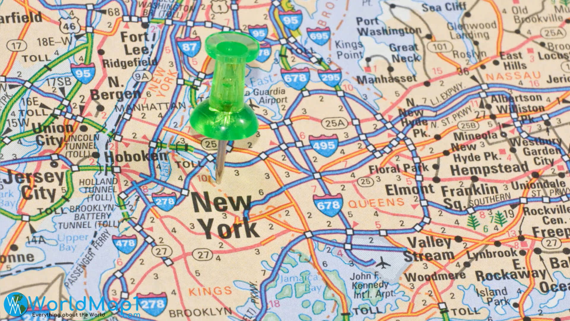 High Detailed New York Map