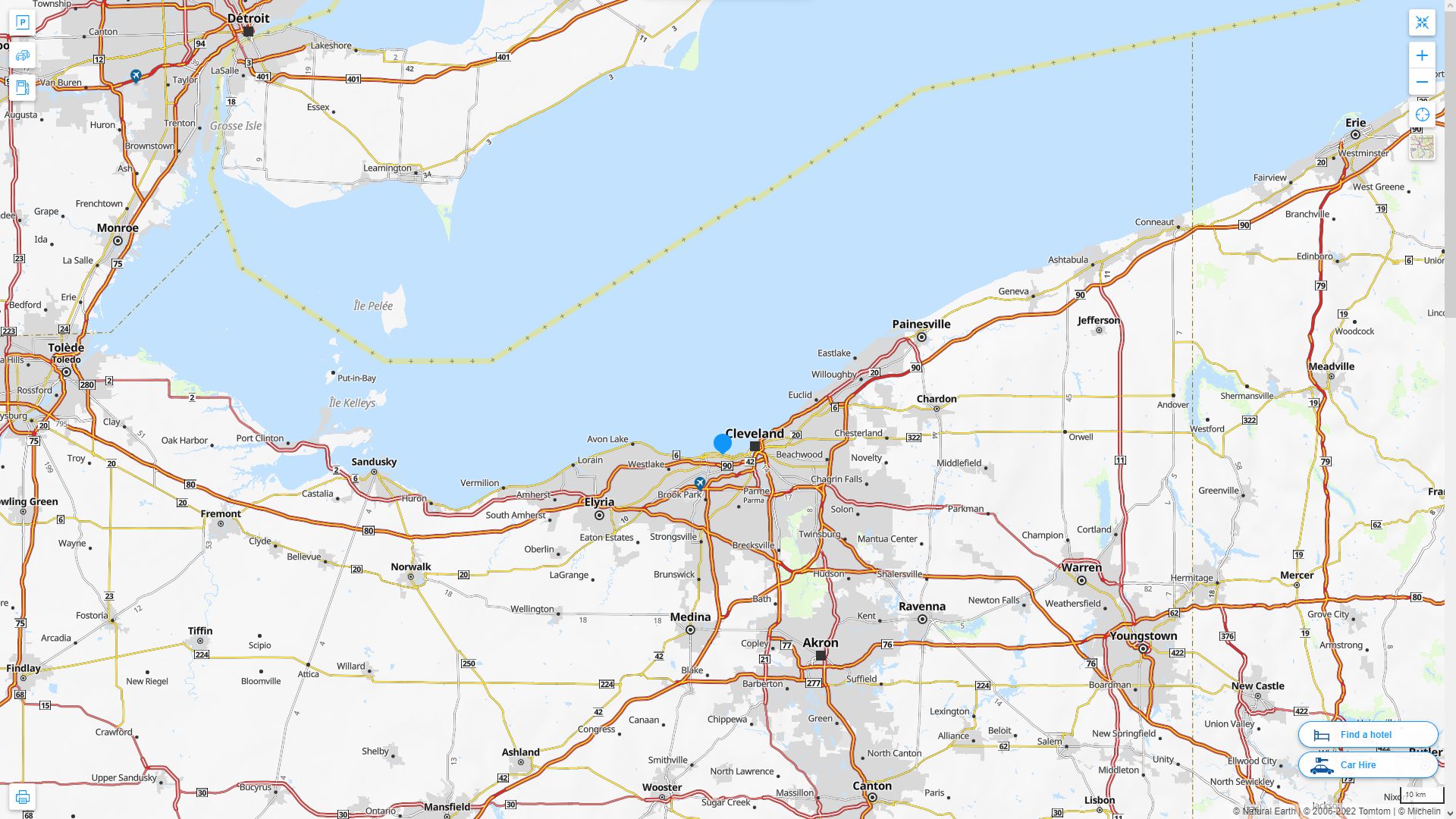 Lakewood Ohio Map - United States