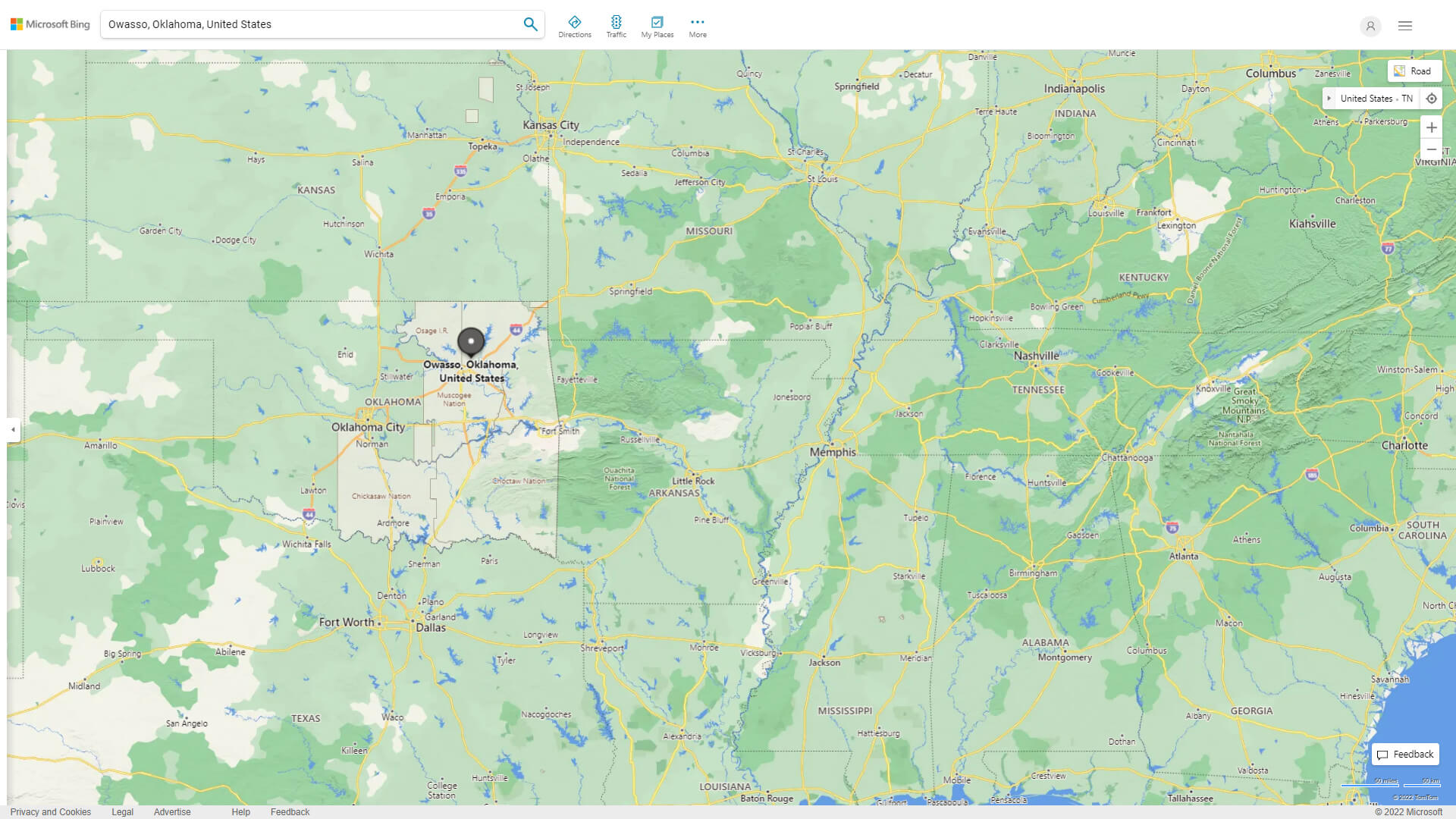 Owasso Oklahoma Map - United States