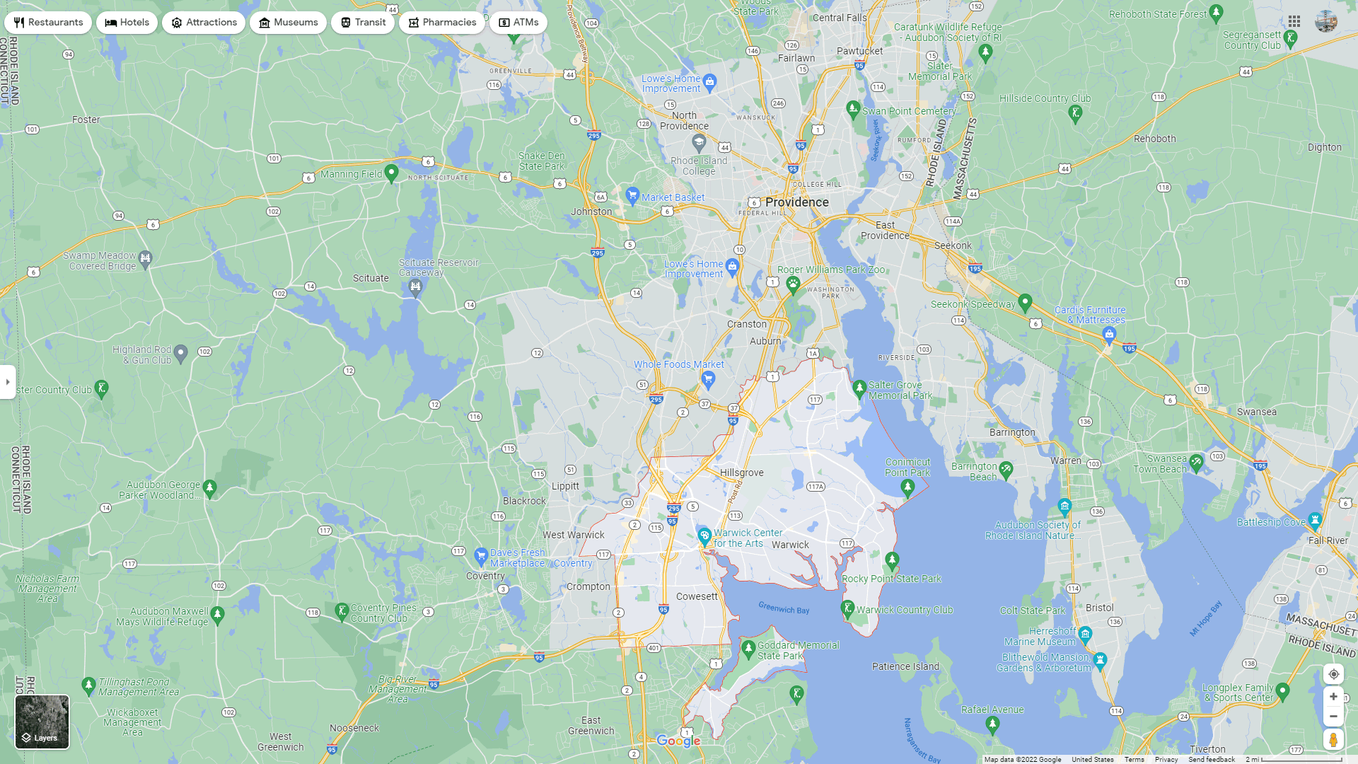 Warwick Rhode Island Zip Code Map at Richard Peay blog