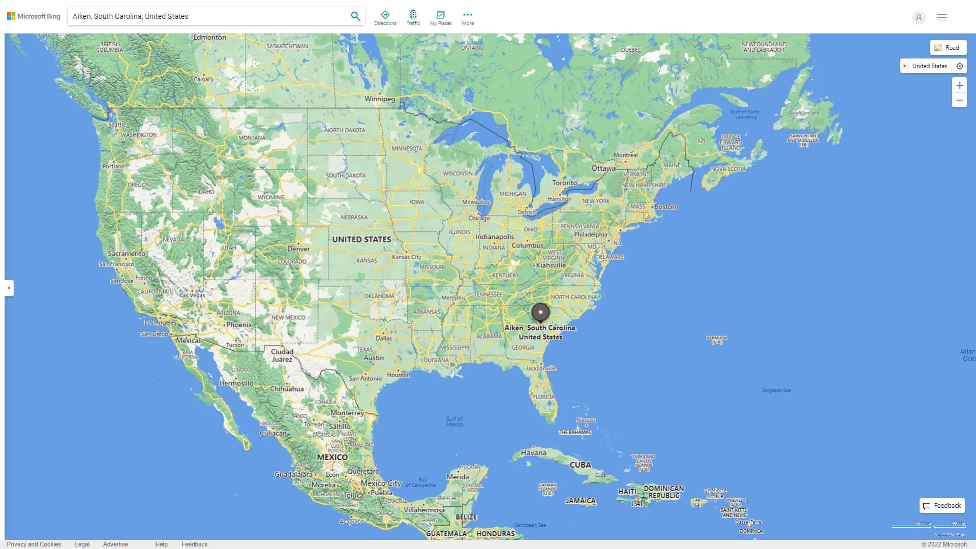 Aiken South Carolina Map and Aiken South Carolina Satellite Image