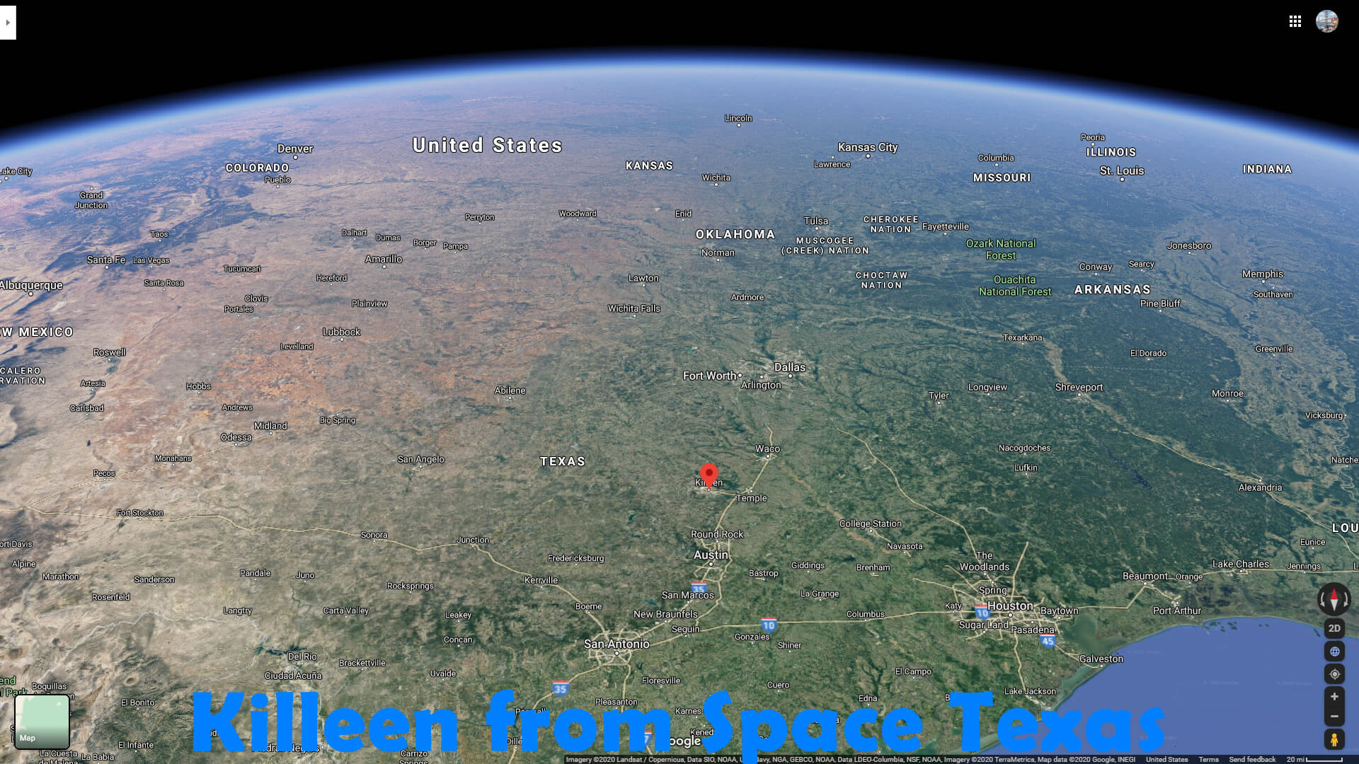 Killeen Texas Map and Killeen Texas Satellite Image