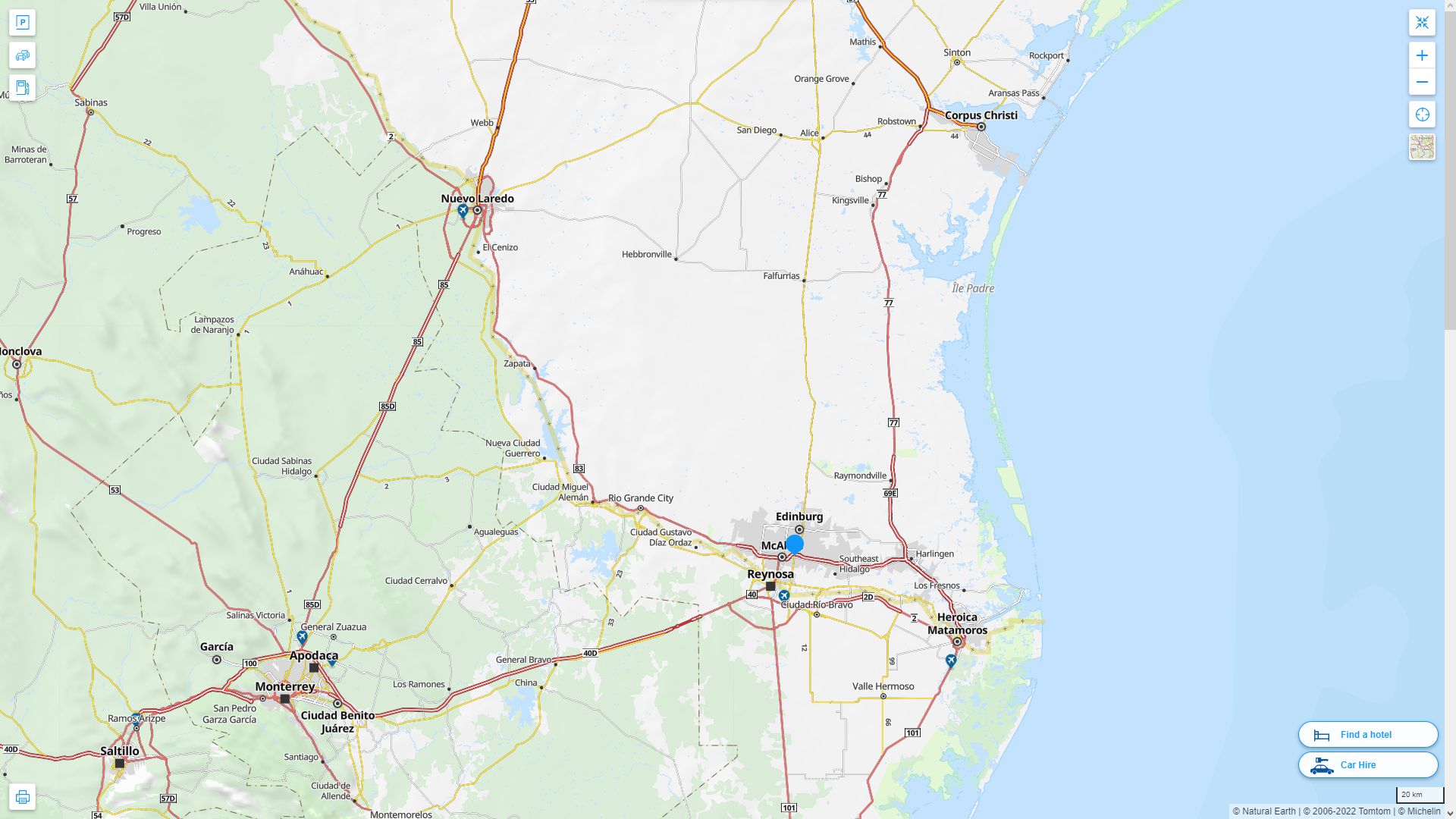 Pharr Texas Map - United States