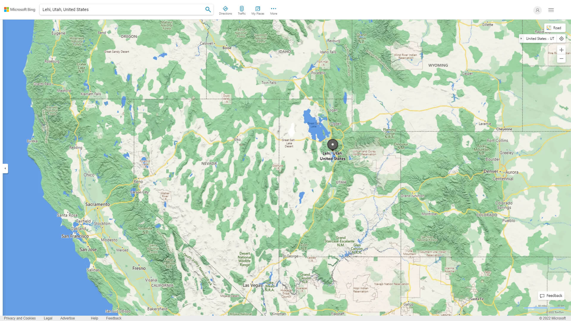 Lehi Utah Map - United States