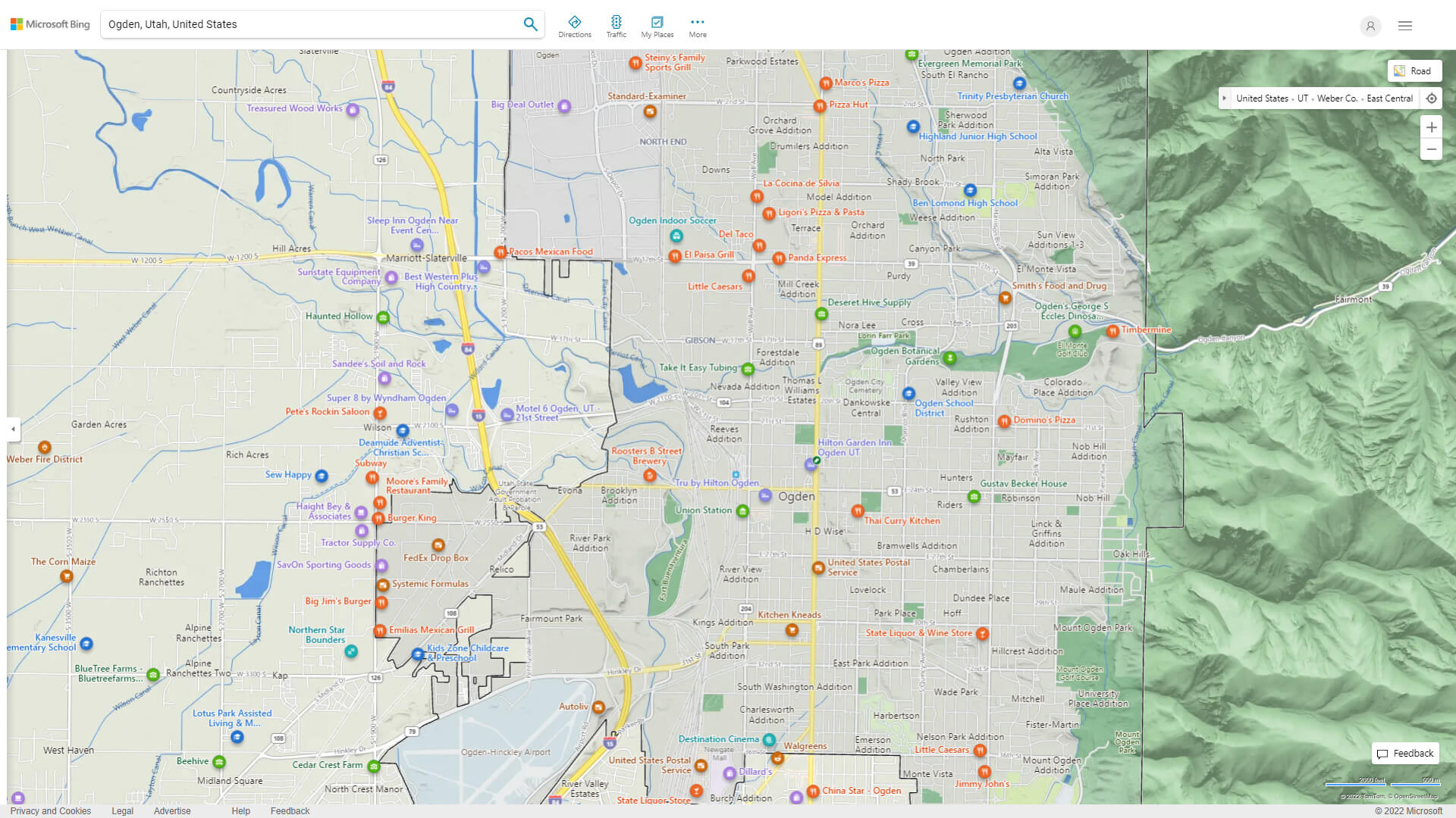 Ogden Utah Map - United States