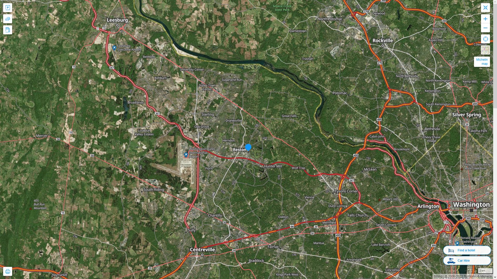 Reston Virginia Map - United States