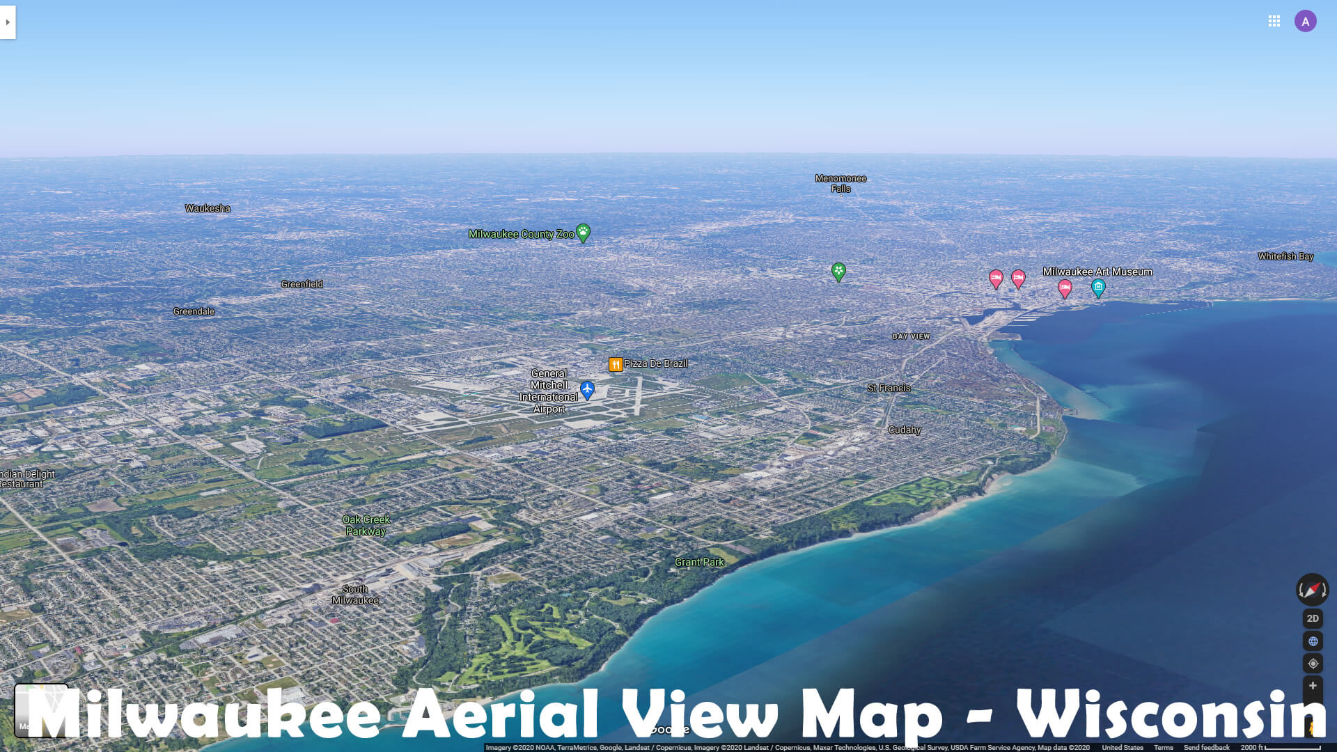 Milwaukee Wisconsin Map - United States