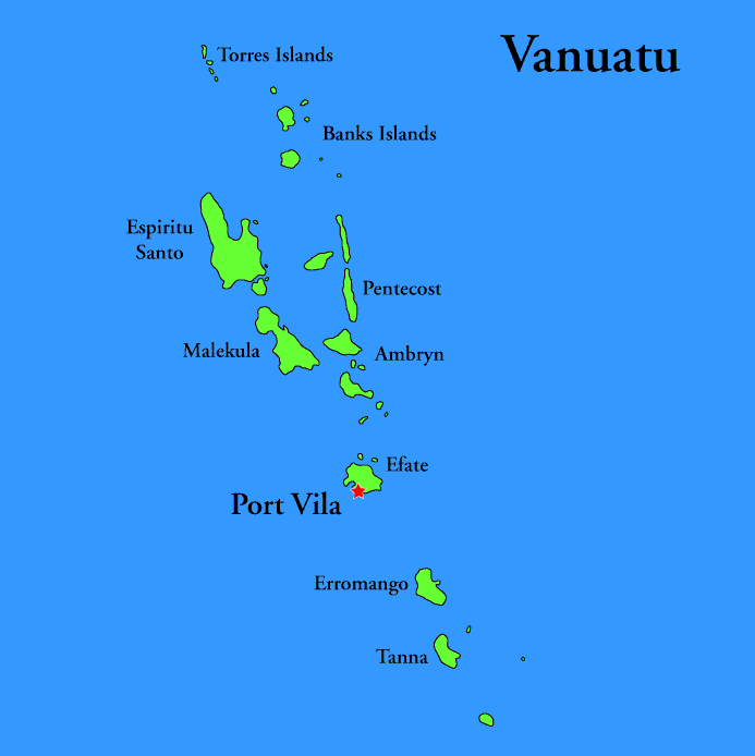 Vanuatu Map - Vanuatu