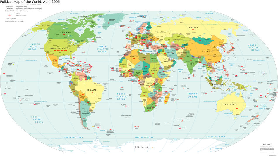 Map : Physical, Political, Regional, Country Maps